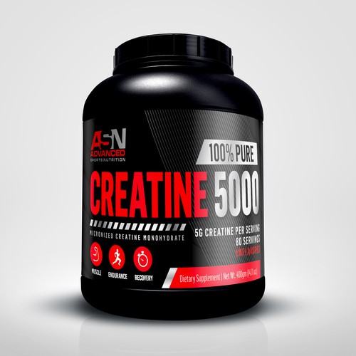 Create a unique label for our Creatine Powder Supplement | Product ...