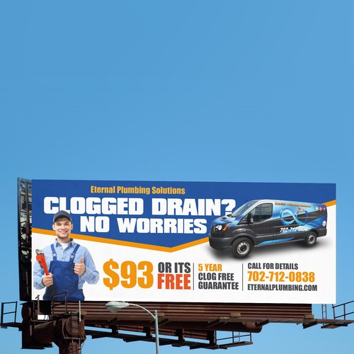 design a world class billboard for a world class plumbing company ...
