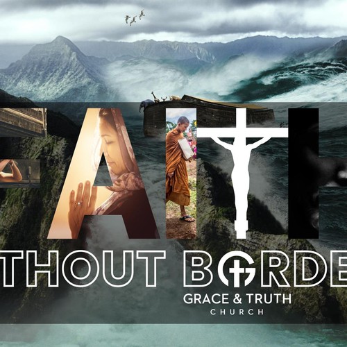 Designs | Faith Without Borders Sermon Series | Postcard, flyer or ...