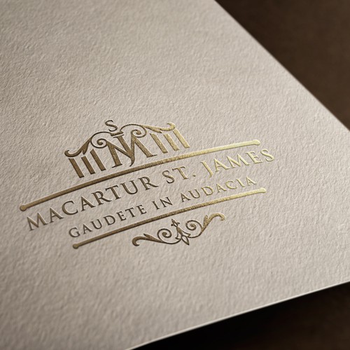 Create a sophisticated, elegant, stately logo for a luxury holiday ...