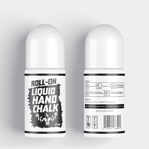 Designs | Product label for liquid hand chalk | Product label contest
