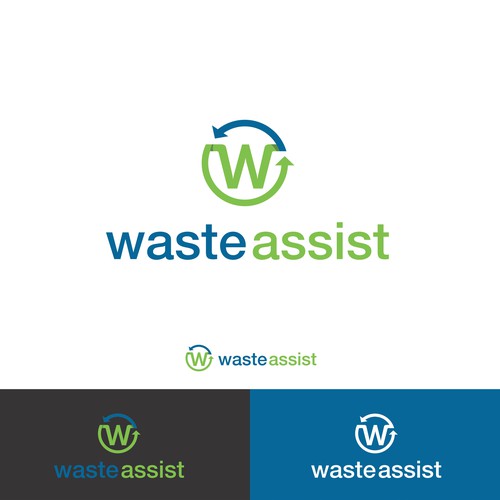 Waste Assist logo design. | Logo & business card contest