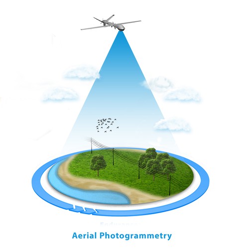 Aerial Photogrammetry Graphic | Illustration or graphics contest