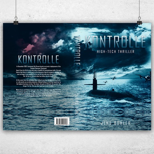Book cover for a high-tech thriller | Book cover contest