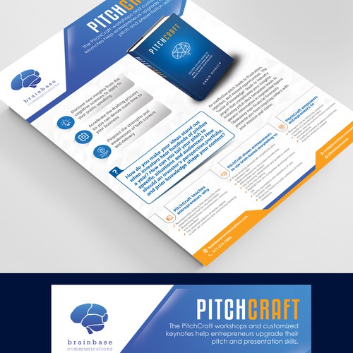 Design a One-Pager for a Startup Pitch Workshop | Postcard, flyer or ...