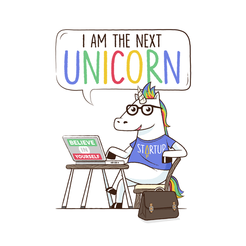 Design a "Unicorn Entrepreneur/Startup" Illustration | Illustration or ...