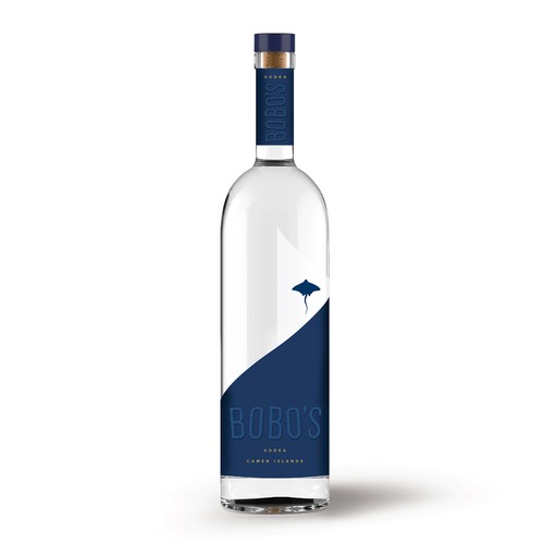Designs | Product label for Cayman islands premium vodka | Product ...
