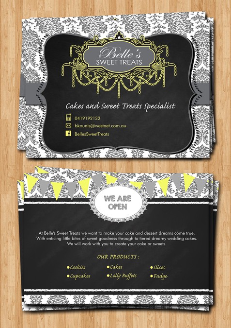 Create a "sweet" flyer for Belle's Sweet Treats | Postcard, flyer or ...