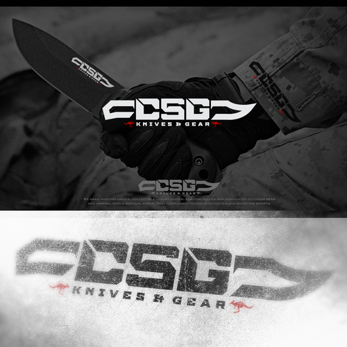 Create a clean cut logo for CSG Knives and Gear | Logo design contest