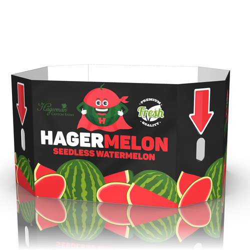 Design standout local watermelon bin for Hagerman Canyon Farms ...