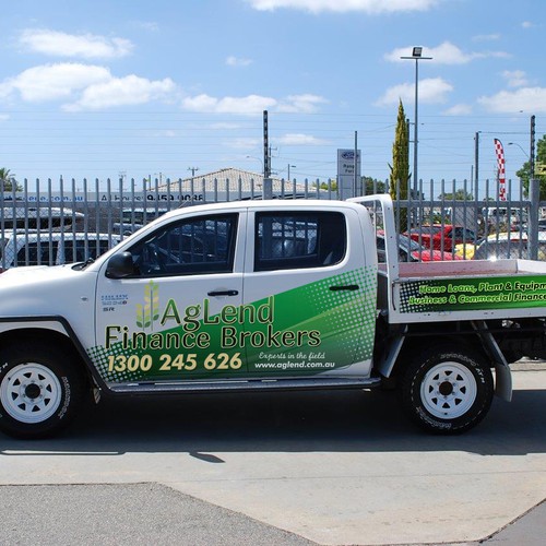Creative Car Signage for Finance Company work ute | Signage contest