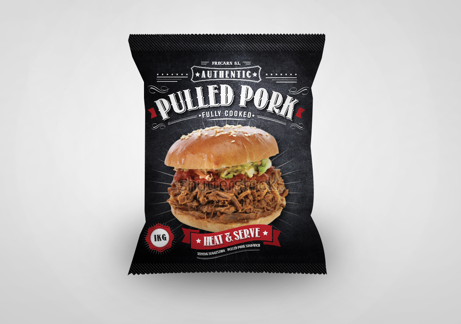 PACKAGING - PLASTIC BAG for PULLED PORK- | Product packaging contest
