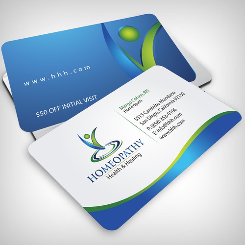 Visiting Card Design For Homoeopathic Doctors