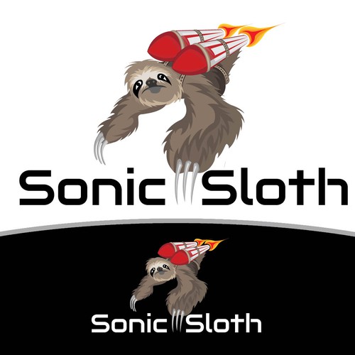 Sonic Sloth needs a logo for mobile games company. | Logo design contest