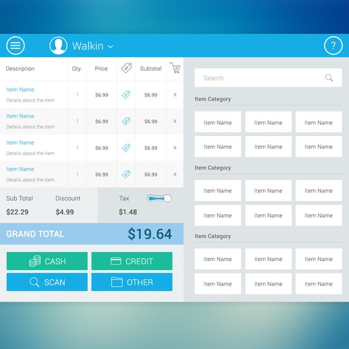Design Next Generation Point of Sale (POS) Mobile App! | App design contest