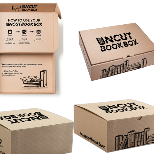 Design a YA Book Subscription Box | Product packaging contest