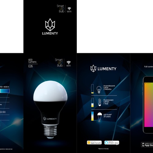 Designs | We need to create a sophisticated package for smart lamps ...