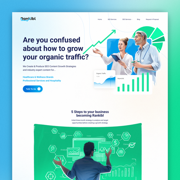 Home page design for a gadget recommendation website | Web page design ...