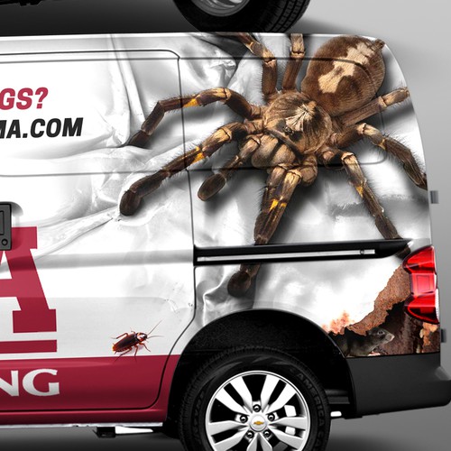 Vehicle Wrap - Pest Control | Car, truck or van wrap contest