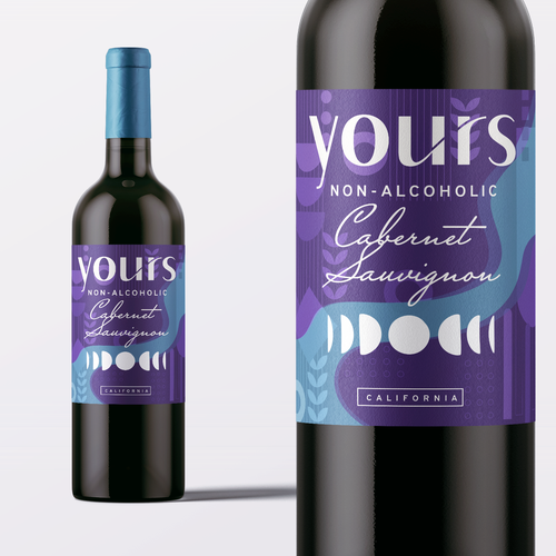 Designs | Non-Alcoholic Wine Label | Product label contest