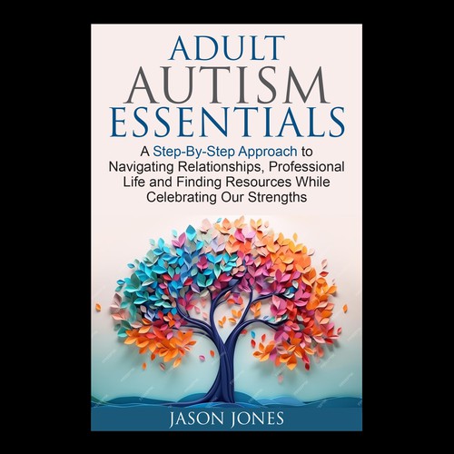 Designs | Adult Autism Essentials Book Cover | Book cover contest
