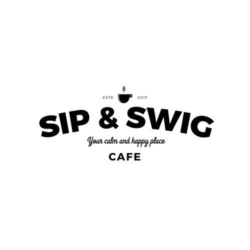 Sip & Swig Coffee Cafe | Logo design contest