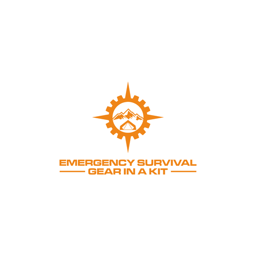 Design a survival of the fittest logo for an emergency survival kit ...