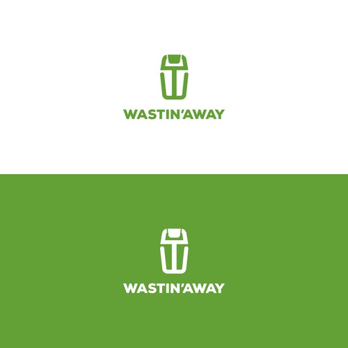 Wastin' Away trash company needs a logo somehow incoporating a trash ...