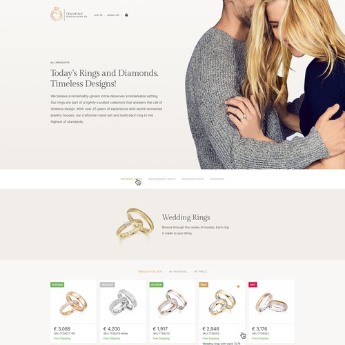 Designs | Design of Wedding Ring and Engagement Ring Website. NO SHOP ...