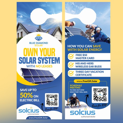 Designs | Sorry we Missed you Solar Door Knocker | Postcard, flyer or ...