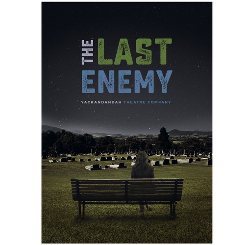 Promotional poster for theatre production in cemetery. | Poster contest