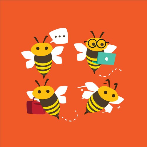 Create a bee mascot for Portalbuzz ad campaigns | Character or mascot ...