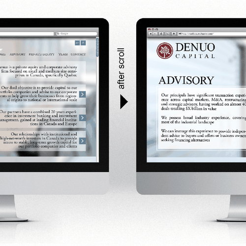 Designs | Create a slick but subtle website design for a start-up ...