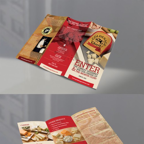 Create Brochure for Cheese Company | Brochure contest