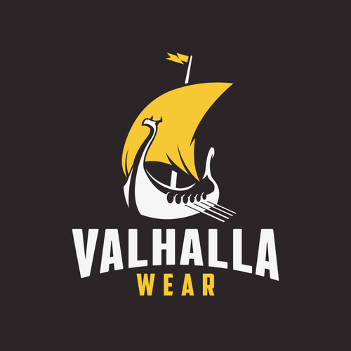 Create a badass viking themed logo for veteran owned clothing company ...