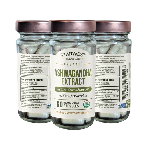 Designs | Organic Herb Capsule Label Design | Product packaging contest