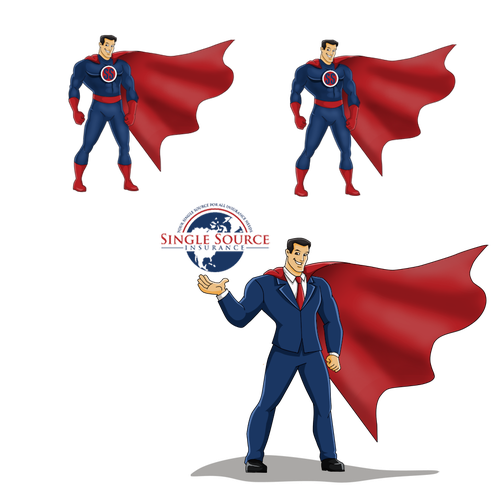 Create Super Hero Insurance Mascot for insurance agency | Figuren oder ...