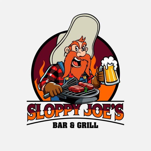Designs | SLOPPY JOES' BAR & GRILL NEED GREAT FUN LOGO | Logo design ...