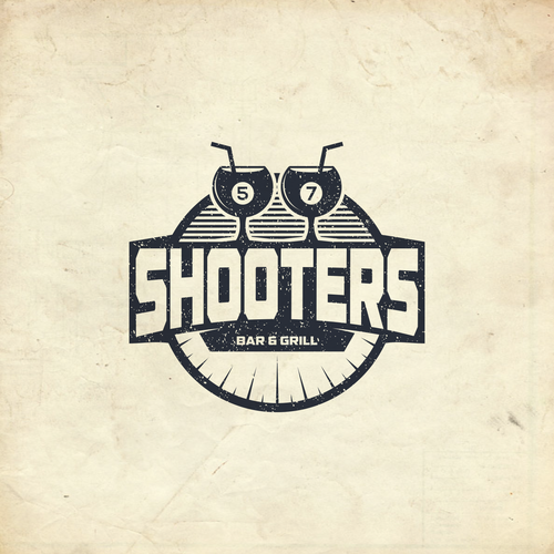 Shooters Bar & Grill | Logo Design Wettbewerb