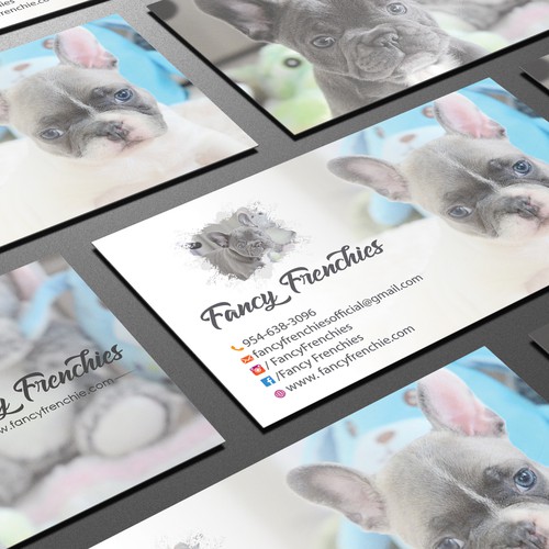 Fancy Frenchies | Business card contest