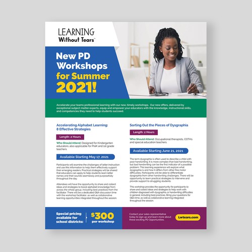 Designs | LWT Two Hour Workshop Flyer for Sales | Postcard, flyer or ...