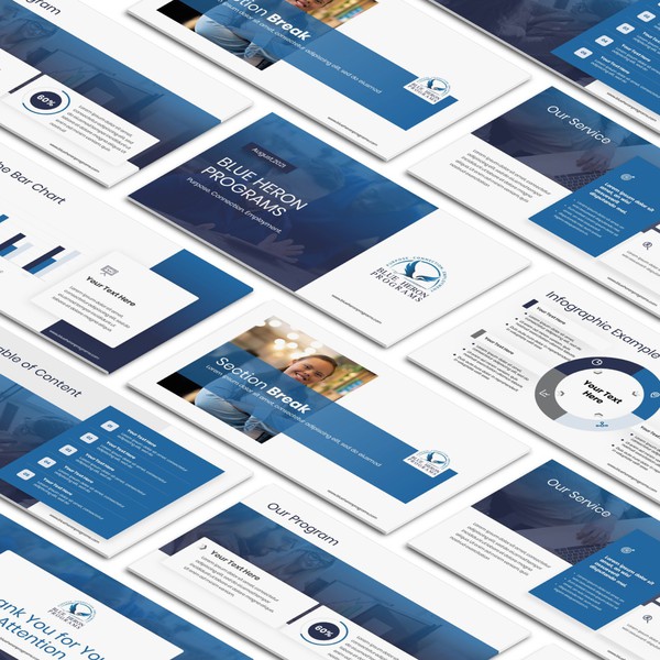 Fun, creative slide deck template needed for nonprofit presentations ...