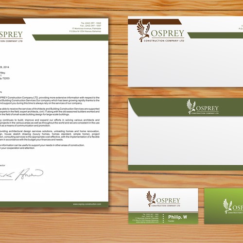 Stationary and Envelope creating for Construction Company | Stationery ...