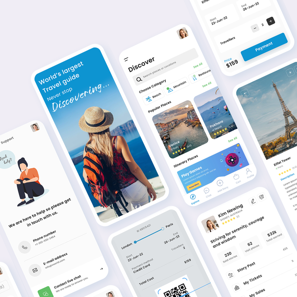 Bus app ui/ux revamp | App design contest | 99designs