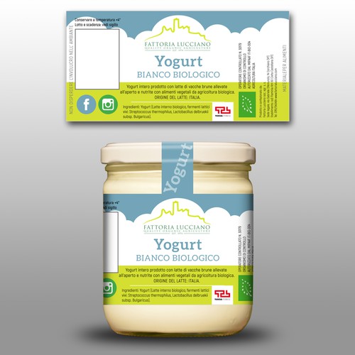 Guide label for cheese and yogurt | Product label contest