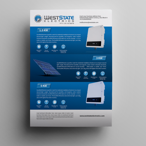 Designs | Solar System Sales Flyer | Postcard, flyer or print contest