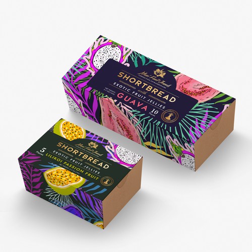Premium packaging for unique Shortbread with Exotic Fruit Jellies ...
