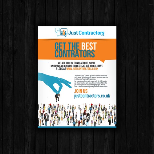 A flyer for my business - Just Contractors | Postcard, flyer or print ...
