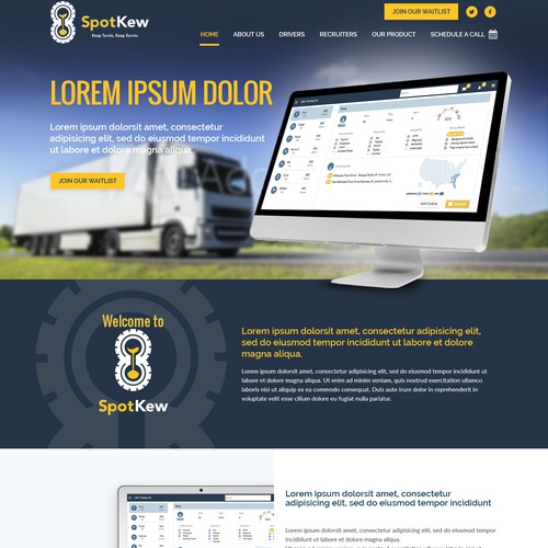 Designs | Design an awesome landing page for SpotKew. | Landing page ...