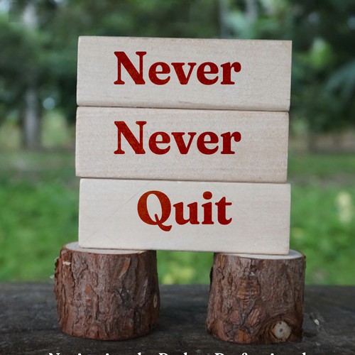 Designs | NEVER NEVER QUIT BOOK COVER DESIGN | Book cover contest
